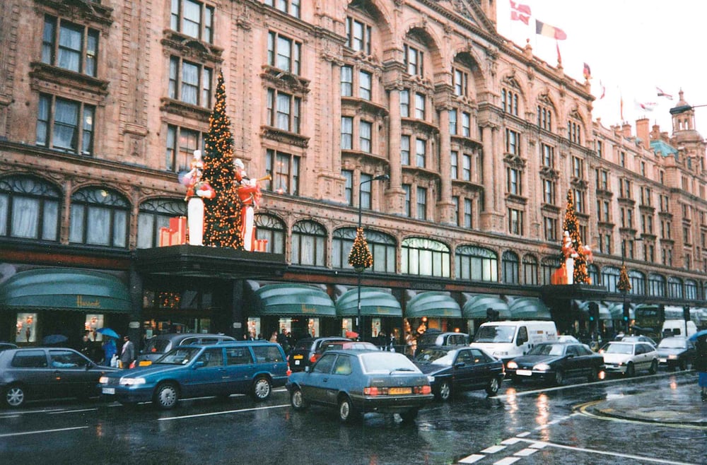 Harrods Christmas Canopies 1997 & 1998 | Perudo Realisations Ltd